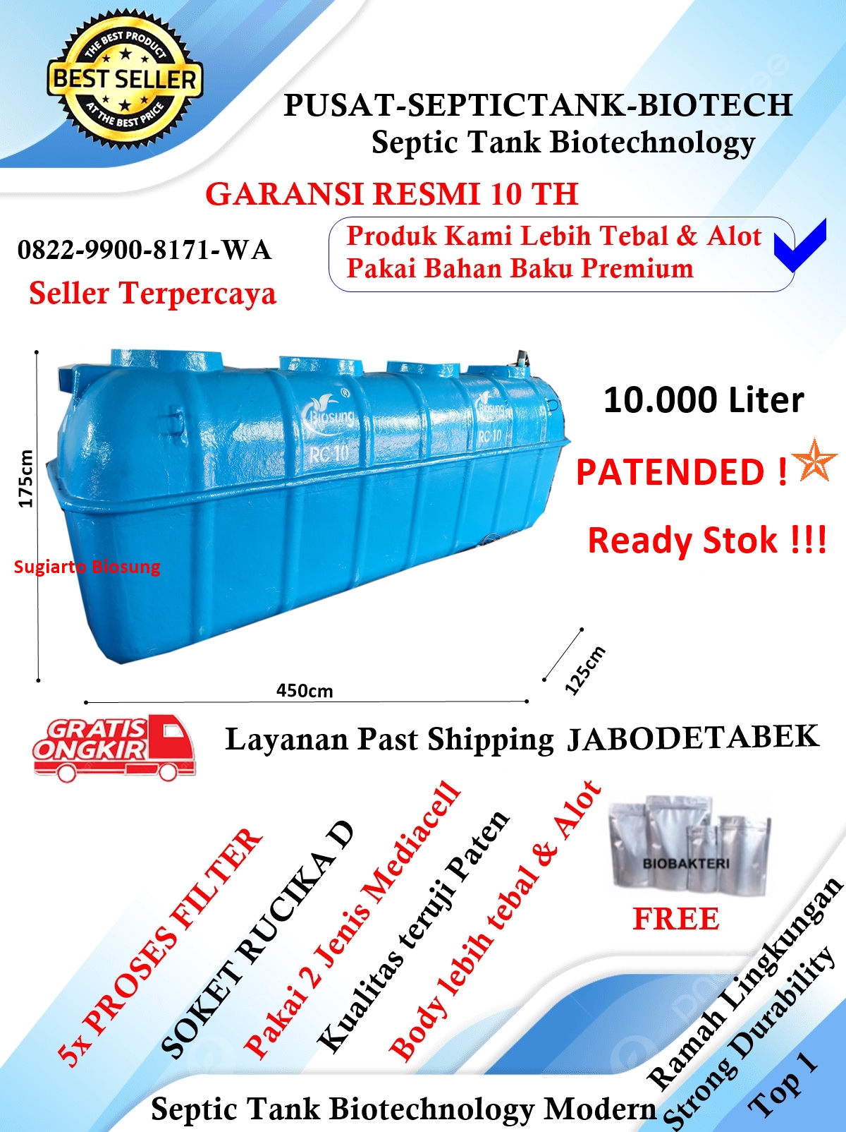 Pabrik Biosung Fibertek | Produsen Ipal Biotech | SEPTIC TANK BIOTECH ...